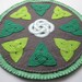 PDF PATTERN: Celtic Knot Work Penny Rug Wool Applique Trinity Knots ...
