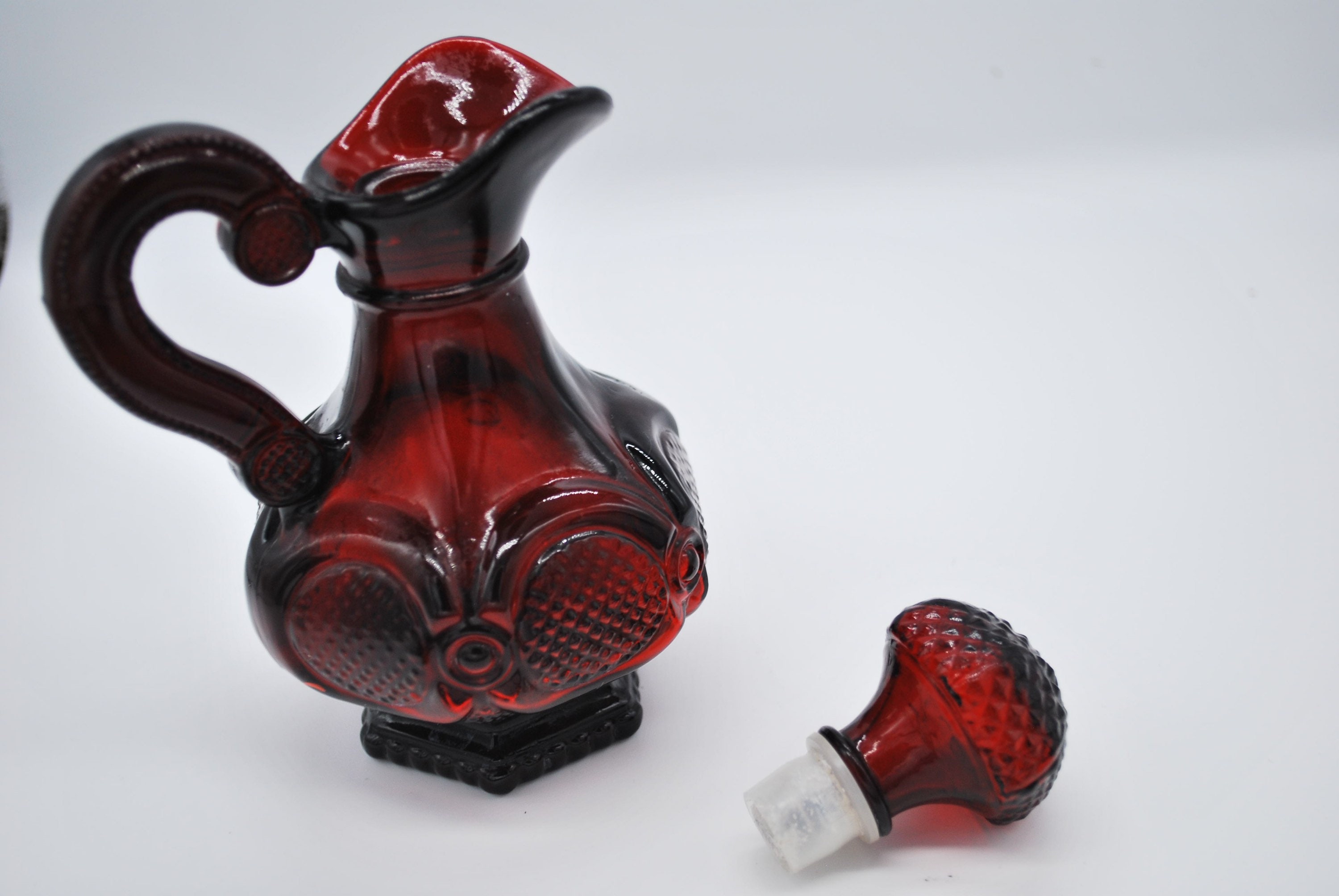 Avon Cape Cod Ruby Red Glass Collection - Etsy