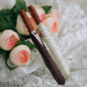 Wedding Pretzel Rods - Etsy