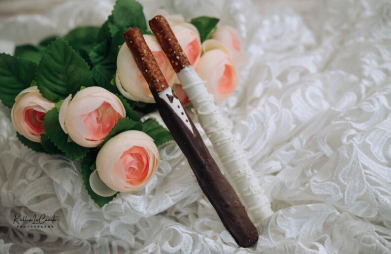Wedding Pretzel Rods - Etsy