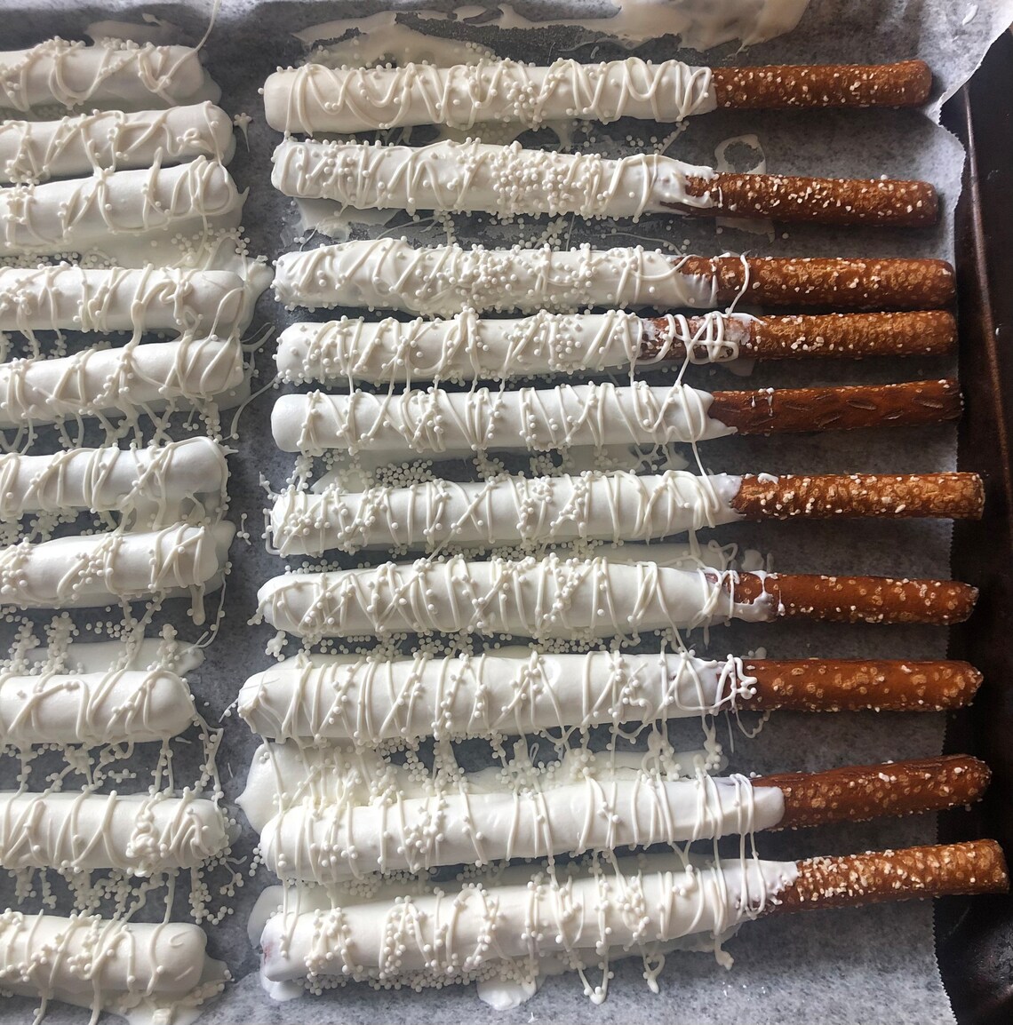 Wedding Pretzel Rods - Etsy