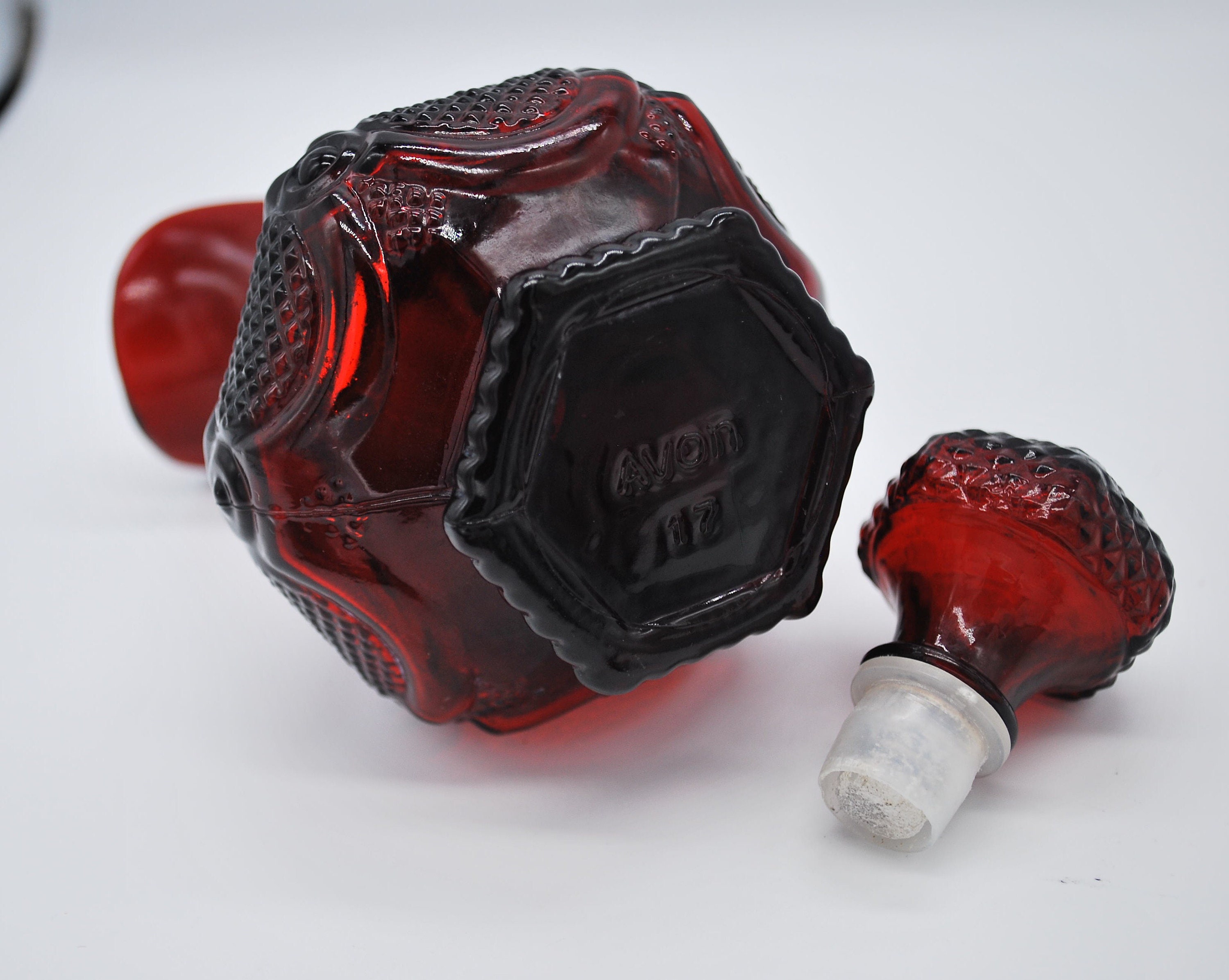 Avon Cape Cod Ruby Red Glass Collection - Etsy