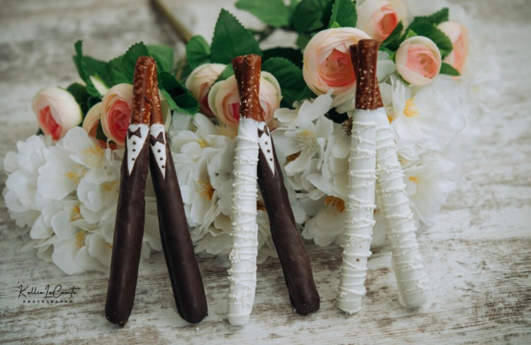 Wedding Pretzel Rods - Etsy