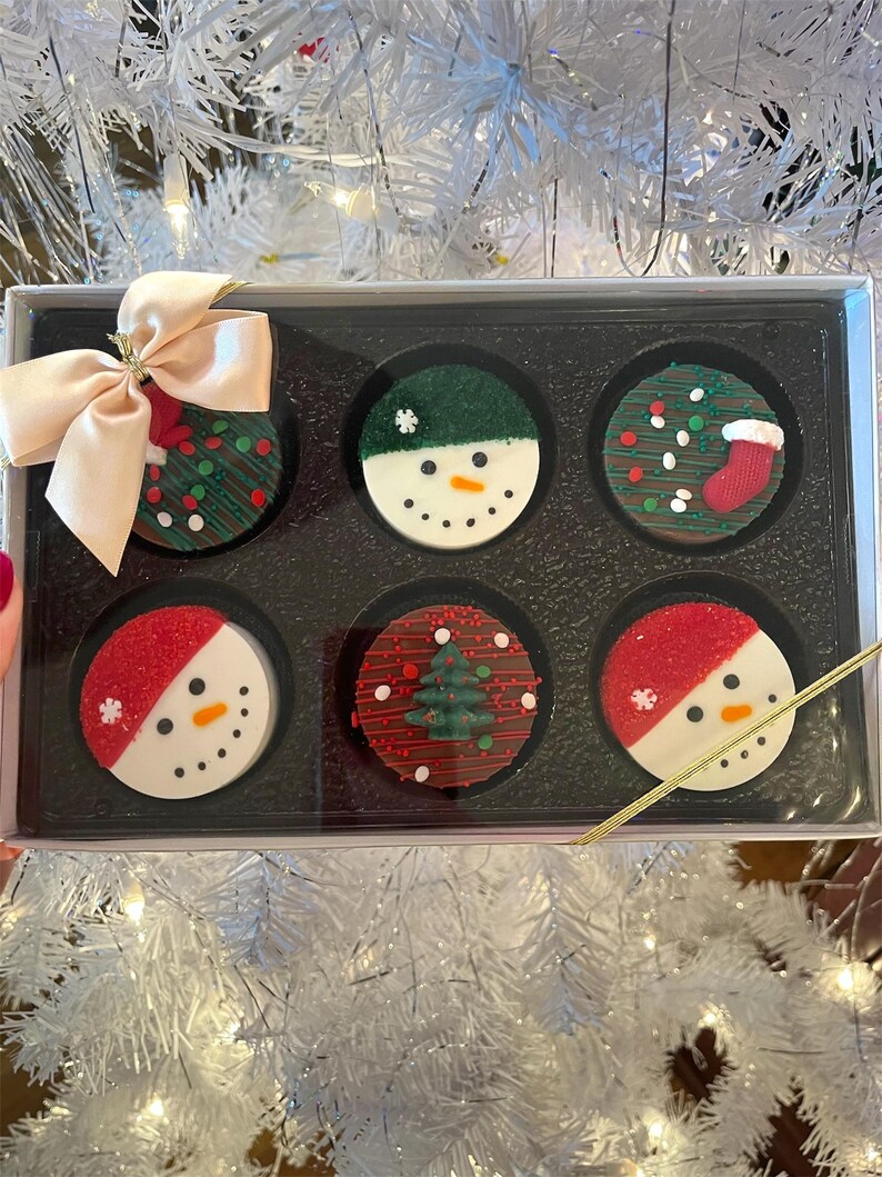 Christmas Chocolate Covered Oreo Gift Set - Etsy