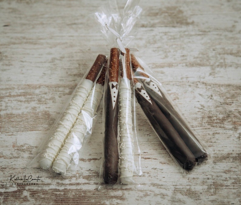 Wedding Pretzel Rods - Etsy