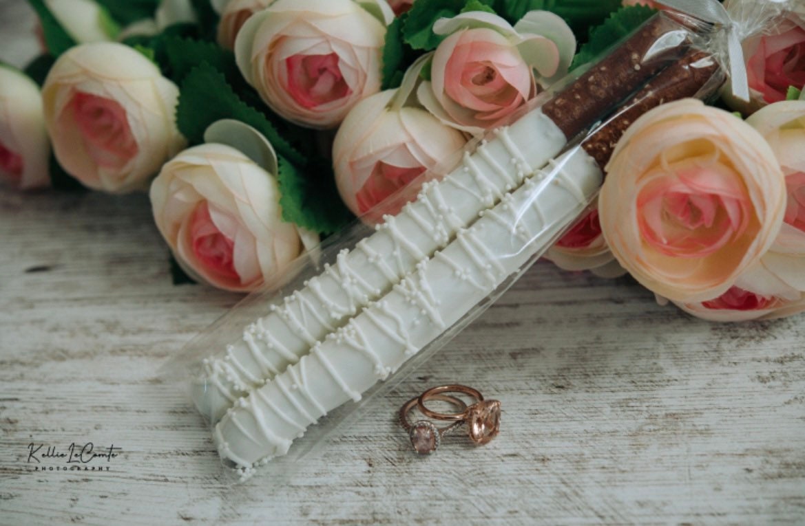 Wedding Pretzel Rods - Etsy