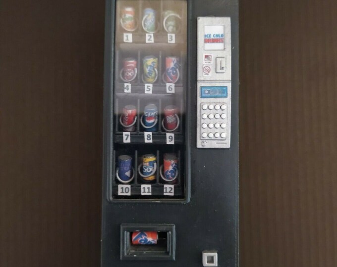 Mini Soda Machine, Mini Vending Machine, 3d Printed & Non Functional - Etsy