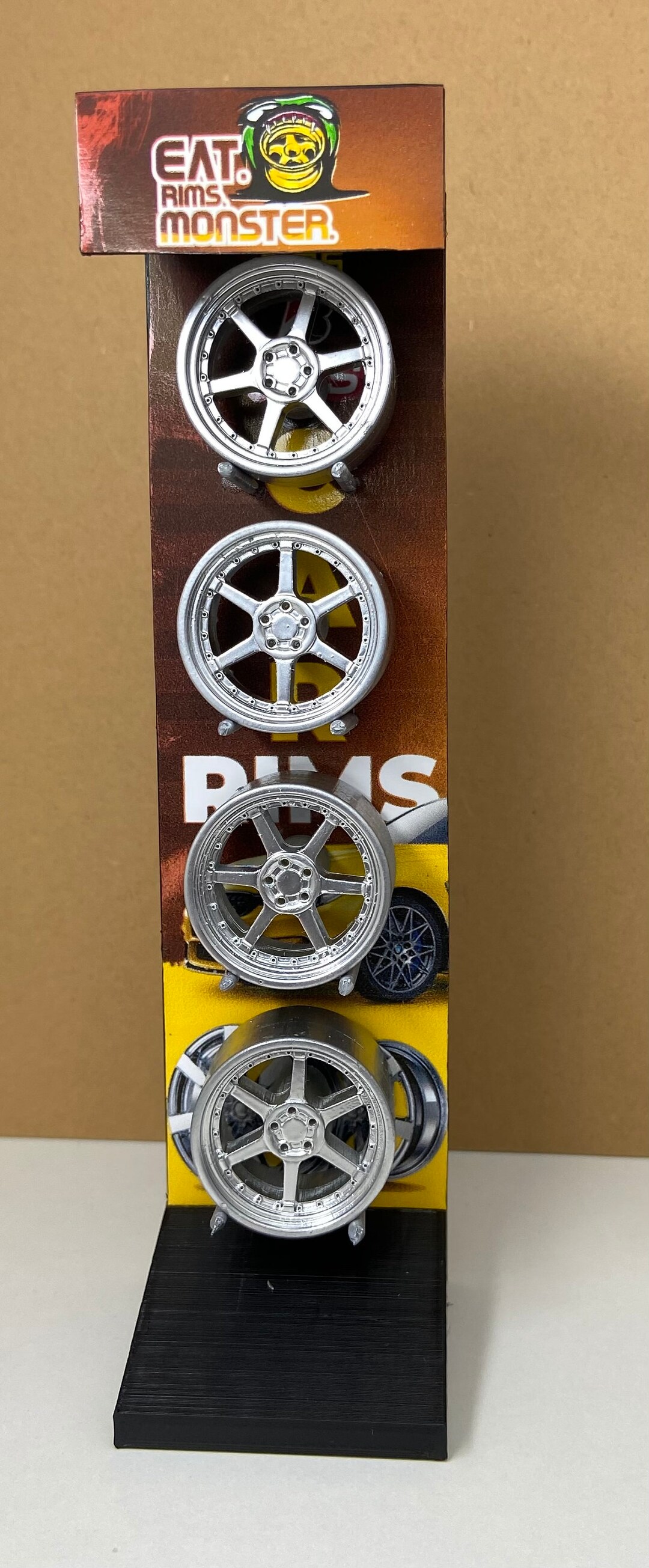 1:18 Miniature Wheel Rim Display Stand, Auto Parts Storage Shop, Rim ...