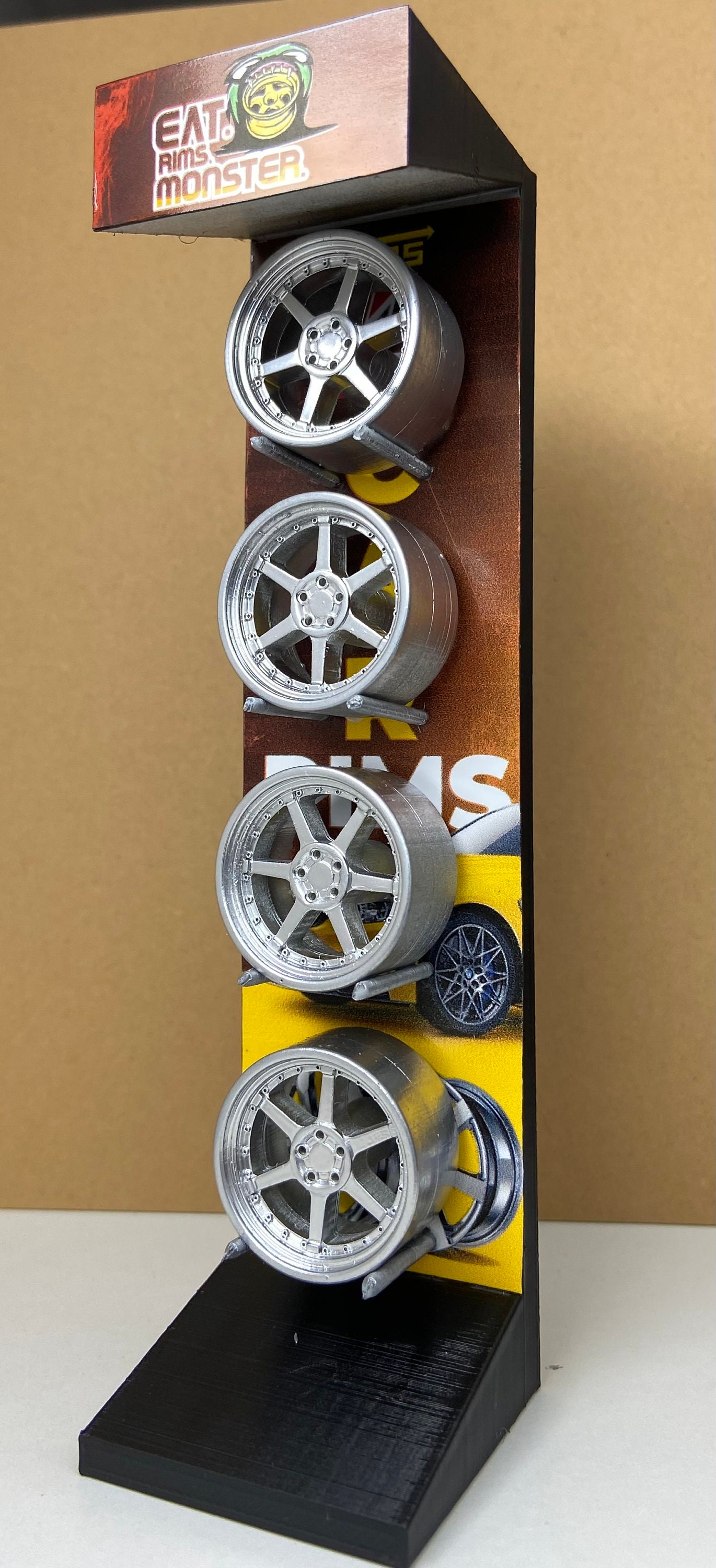 1:18 Miniature Wheel Rim Display Stand, Auto Parts Storage Shop, Rim ...