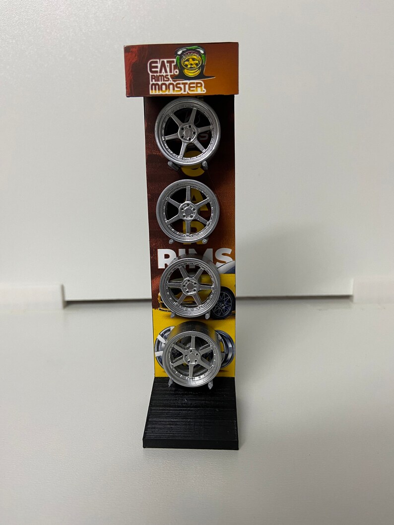 1:24 Miniature Wheel Rim Display Stand, Auto Parts Storage Shop, Rim ...