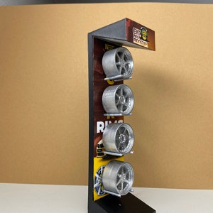 1:18 Miniature Wheel Rim Display Stand, Auto Parts Storage Shop, Rim ...