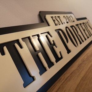 Personalised Metal Road Sign Style EST. Date Name or - Etsy