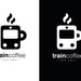 Train Coffee Logo | Railway Coffee Shop | Pre-made Logo | Coffee Shop ...