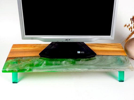 Monitor Stand Screen Stand Laptop Stand Made of Wood and - Etsy