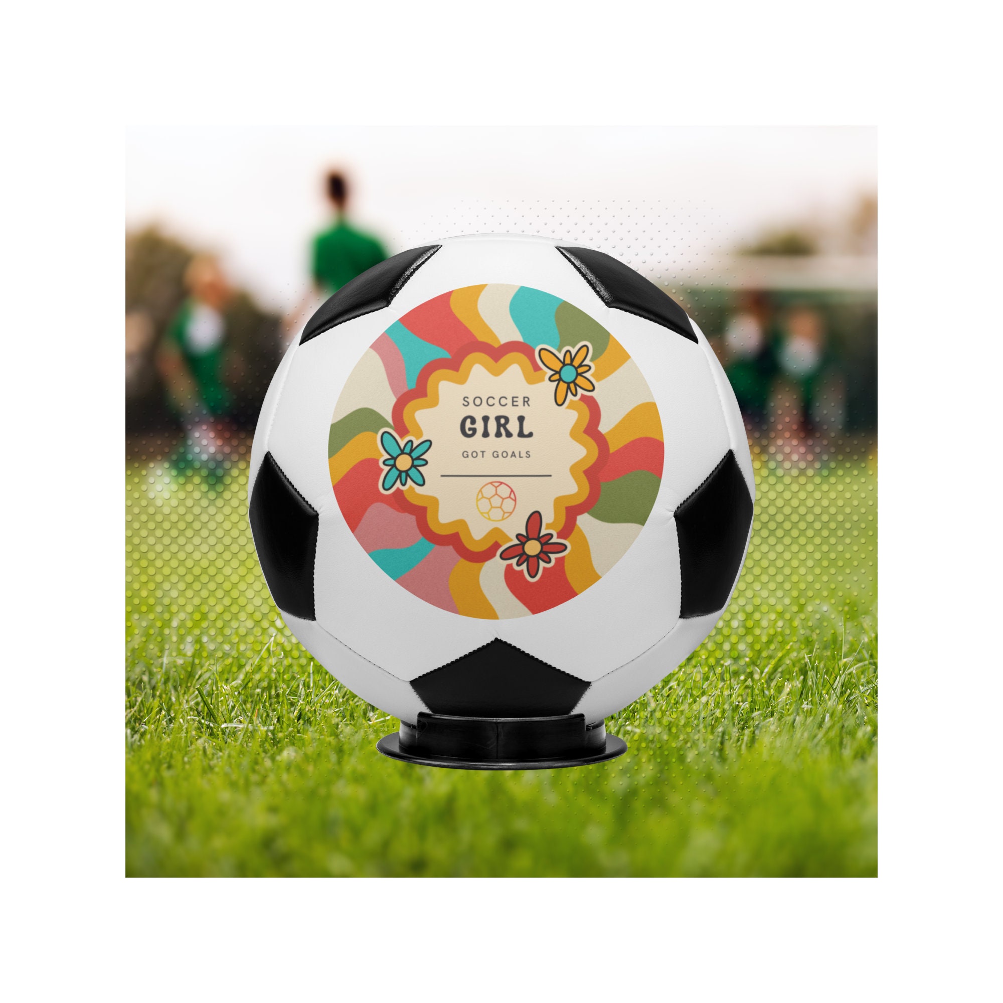 Soccer Ball Flower Girl Goal Message Plus Add Your Own - Etsy