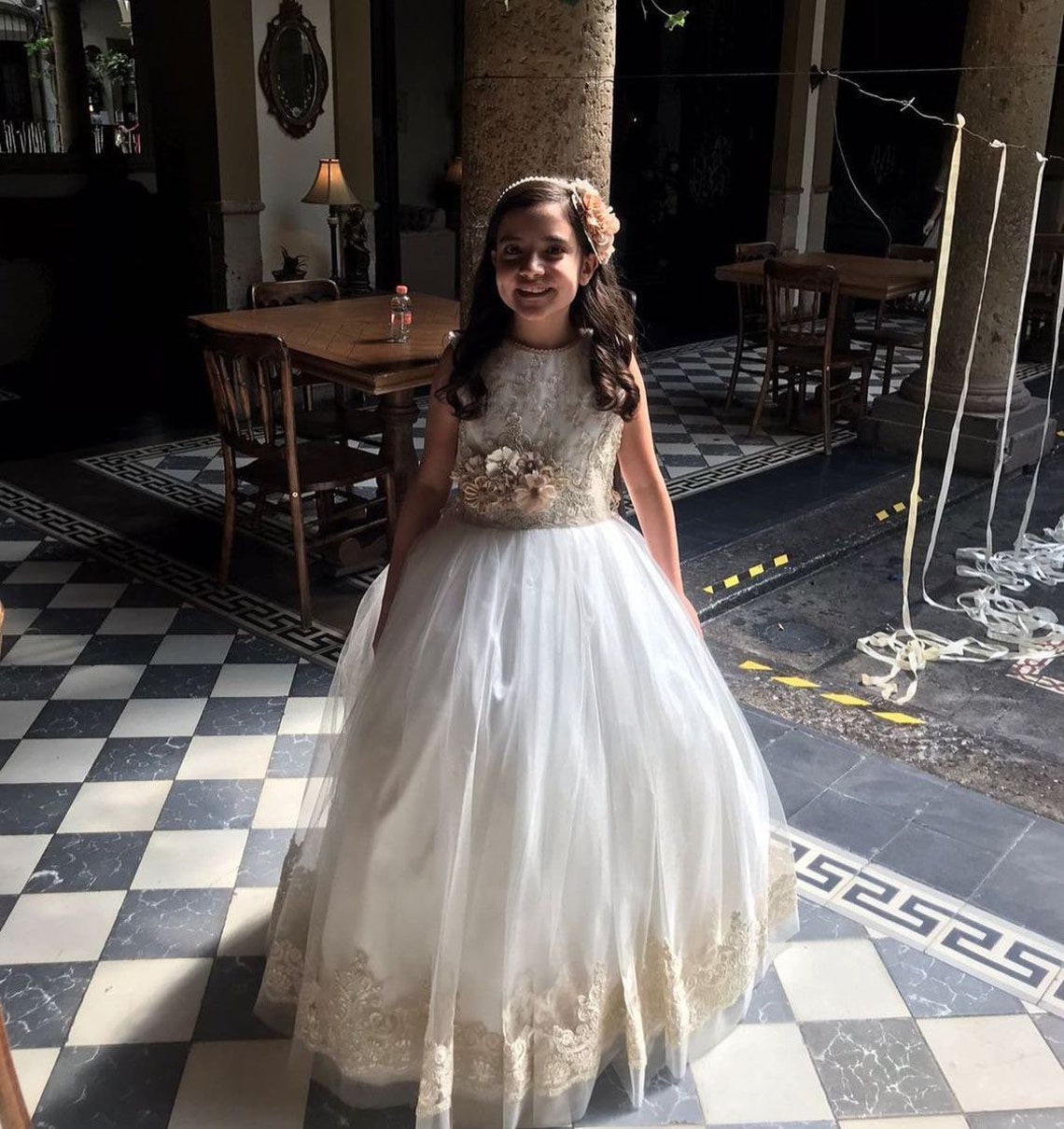 First Communion Dress - Etsy
