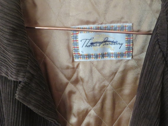 RARE THOMAS BURBERRY stunning vintage coat, 100 % cot… - Gem