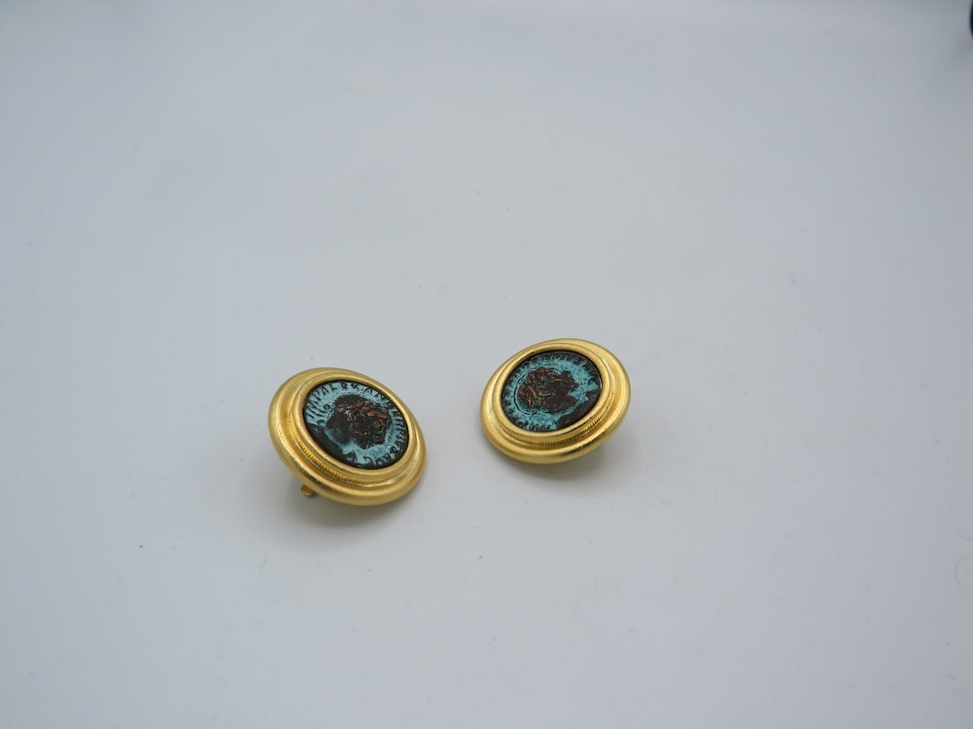 Spectacular Vintage Roman Coin Clip on Earrings, Stunning Piece With ...
