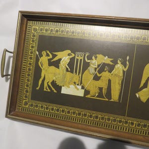 Spectacular Large Vintage Greek Platter / Serving Tray, Amazing ...