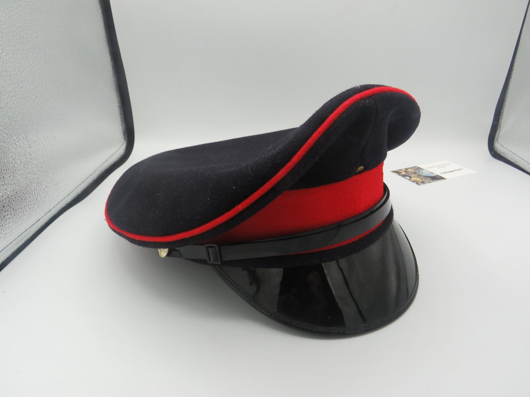 Amazing Vintage Compton Webb (headdress) Ltd, Blue and Red Officers Hat ...