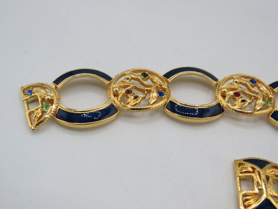 JBK JACQUELINE KENNEDY signed stunning gold tone neck… - Gem
