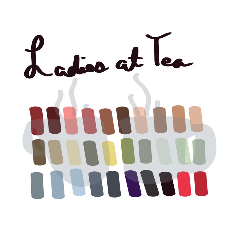 LAT / color palette/ color swatches/ iPad Pro / procreate | Etsy