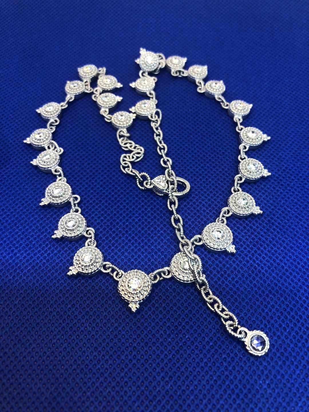 Vintage Sterling Judith Ripka Necklace - Etsy