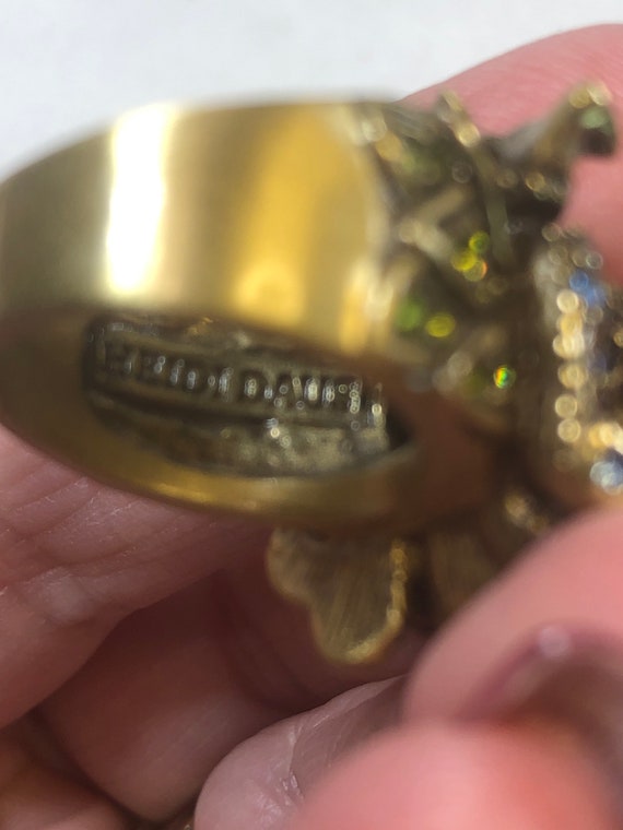 Vintage Heidi Daus Rose Ring - Gem