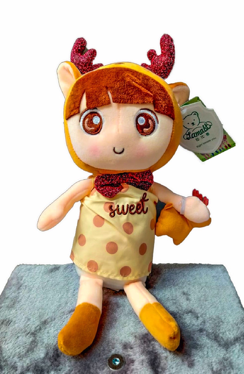 Cute Cartoon Character Plush Hijabi DOLL Soft Stuffed Kids | Etsy