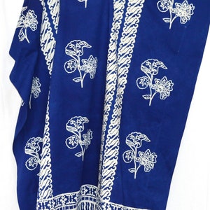 JAVA 100% Cotton Hand Made Kaftan Dress Floral Print - Etsy