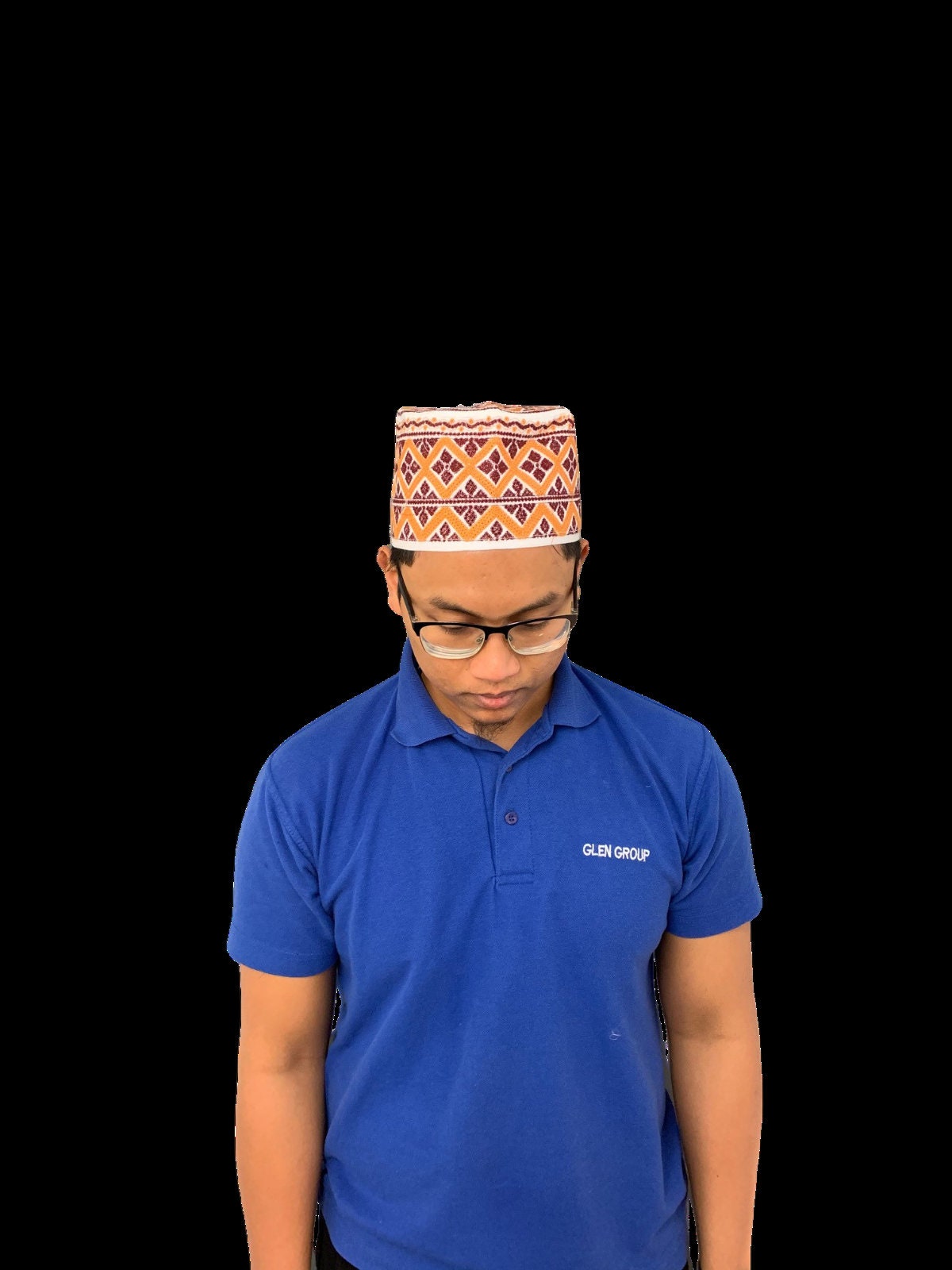 Maroon OMANI Kuma Hat Islamic Massar Head Mens Cap Arabic - Etsy UK