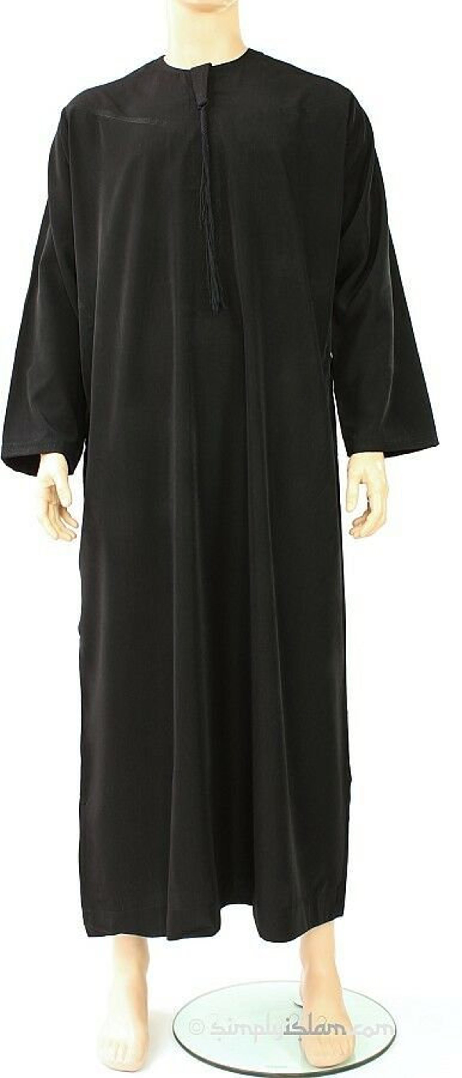Thobe Jubba Mens Omani Black Arab Robe Dishdash Islamic - Etsy