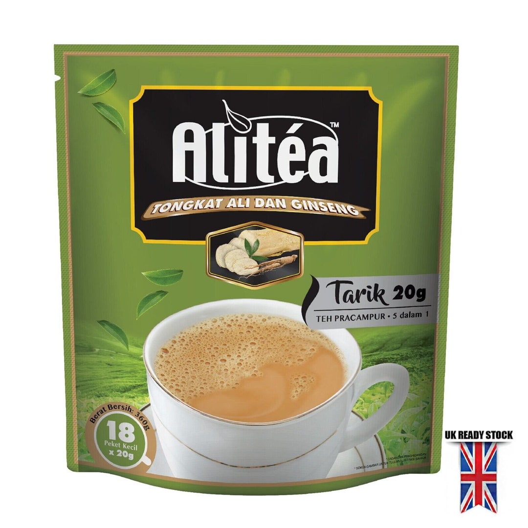 Ali Tea T Ali & Ginseng Instant Coffee 20g Sachet UK Stock Cafe Tarik ...