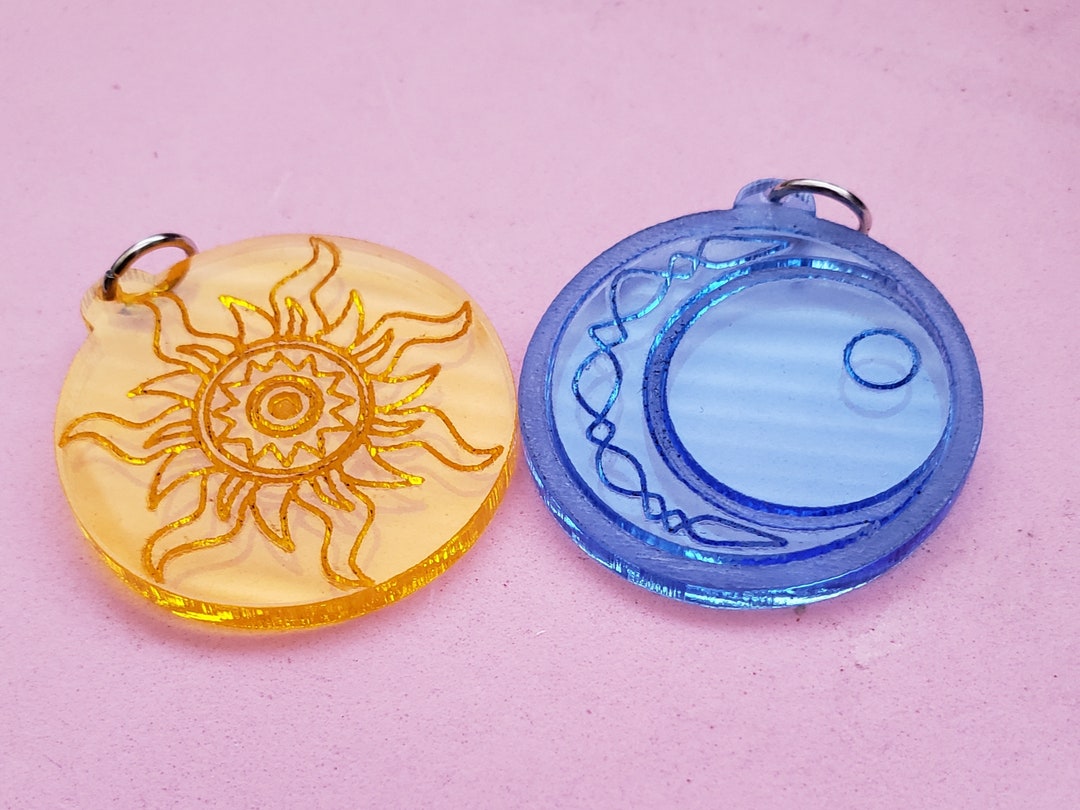 Tangled Sundrop+moonstone Pendants - Etsy