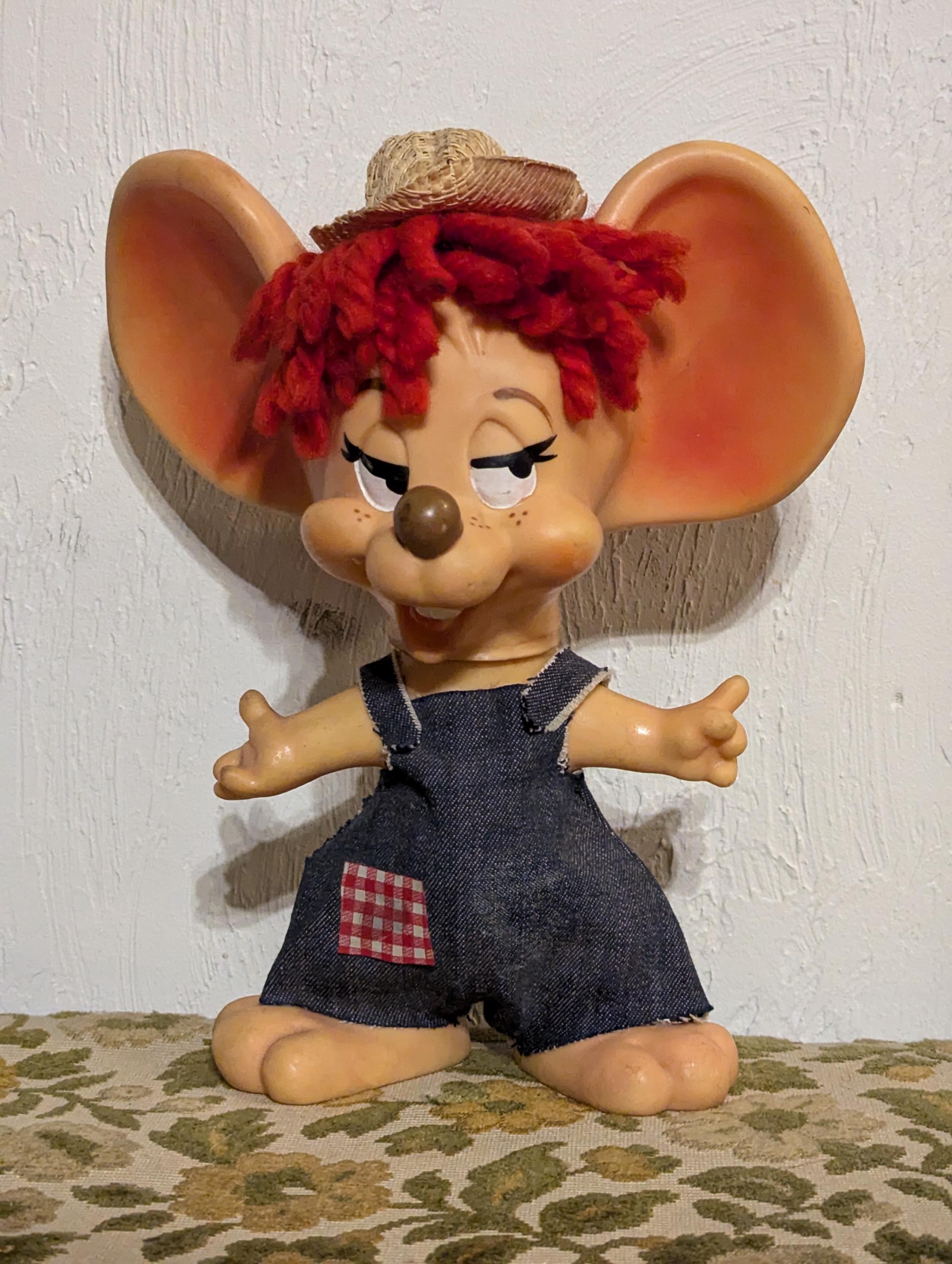 Vintage Huron Products Co. Plastic BIG EAR Freckled Hillbilly Mouse ...