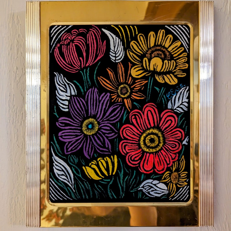 Black Velvet Painting - Etsy