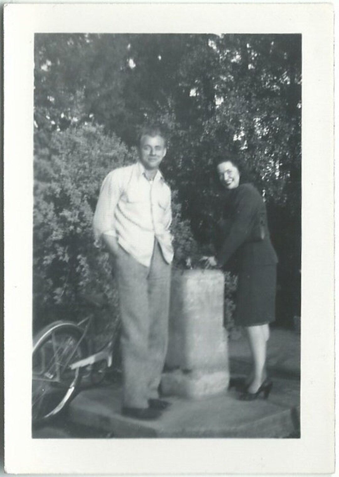 Original Vintage Black and White Photo, Ephemera, Old Photo, Snapshot ...