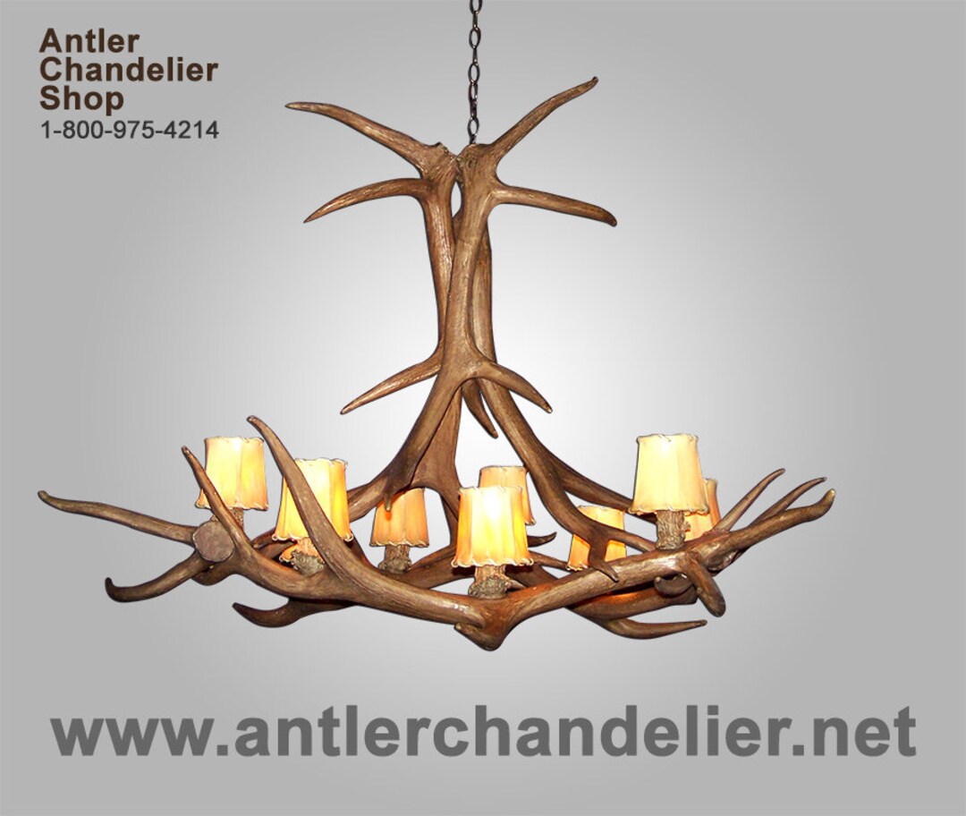 CRL-16 Reproduction Antler Elk Crown Chandelier - Etsy
