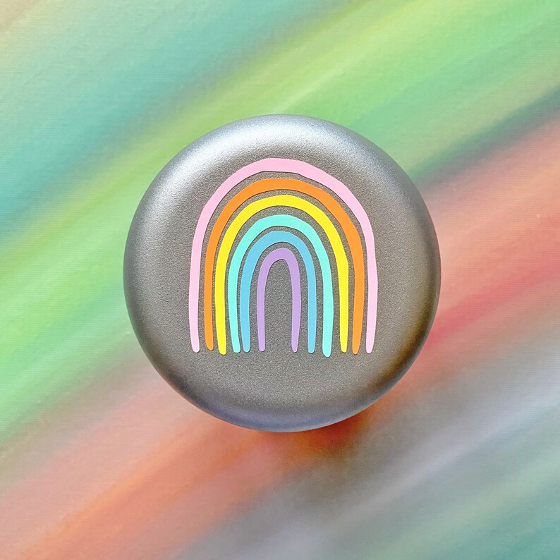 Vinyl Car Decal - Pastel Gay Pride Rainbow Bumper Sticker - Double ...