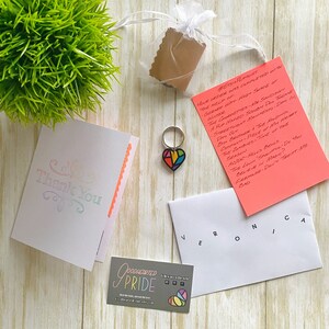 LGBT Ally Hidden Message Rainbow Heart Keychain - Etsy