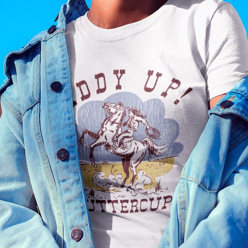 Western Graphic T-shirt Vintage Inspired Western Clothing for - Etsy