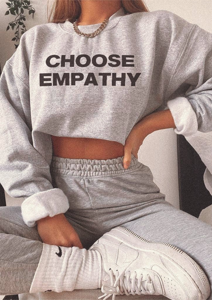 Choose Empathy Hoodie Mental Health Aweness Aesthetic Hoodie - Etsy UK
