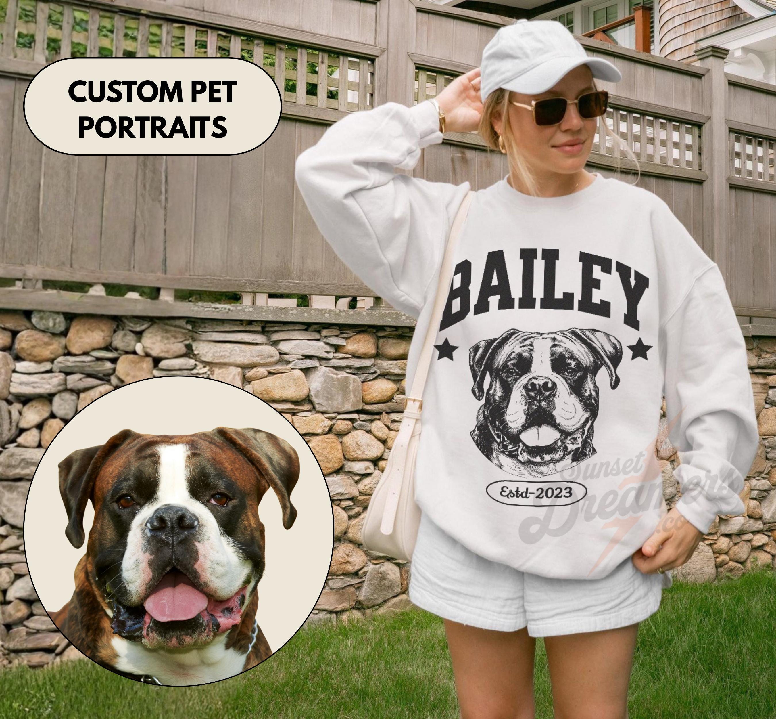 Custom Dog Hoodie Custom Pet Hoodie Custom Pet Sweater Dog Face ...