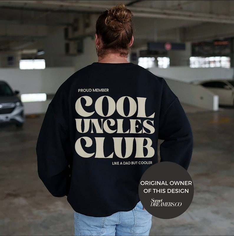 Cool Uncles Club New Uncle Gift Baby Announcement Baby Shower Gift ...