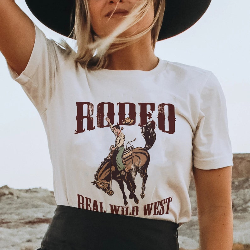 Western Graphic T-shirt Vintage Inspired Western Clothing for - Etsy