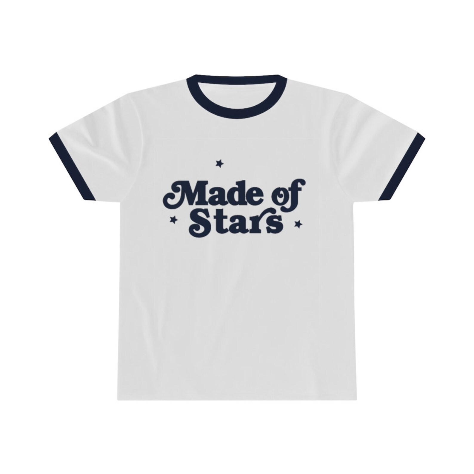 Made of Stars Ringer Tee Womens Graphic Tees / Vintage Style - Etsy