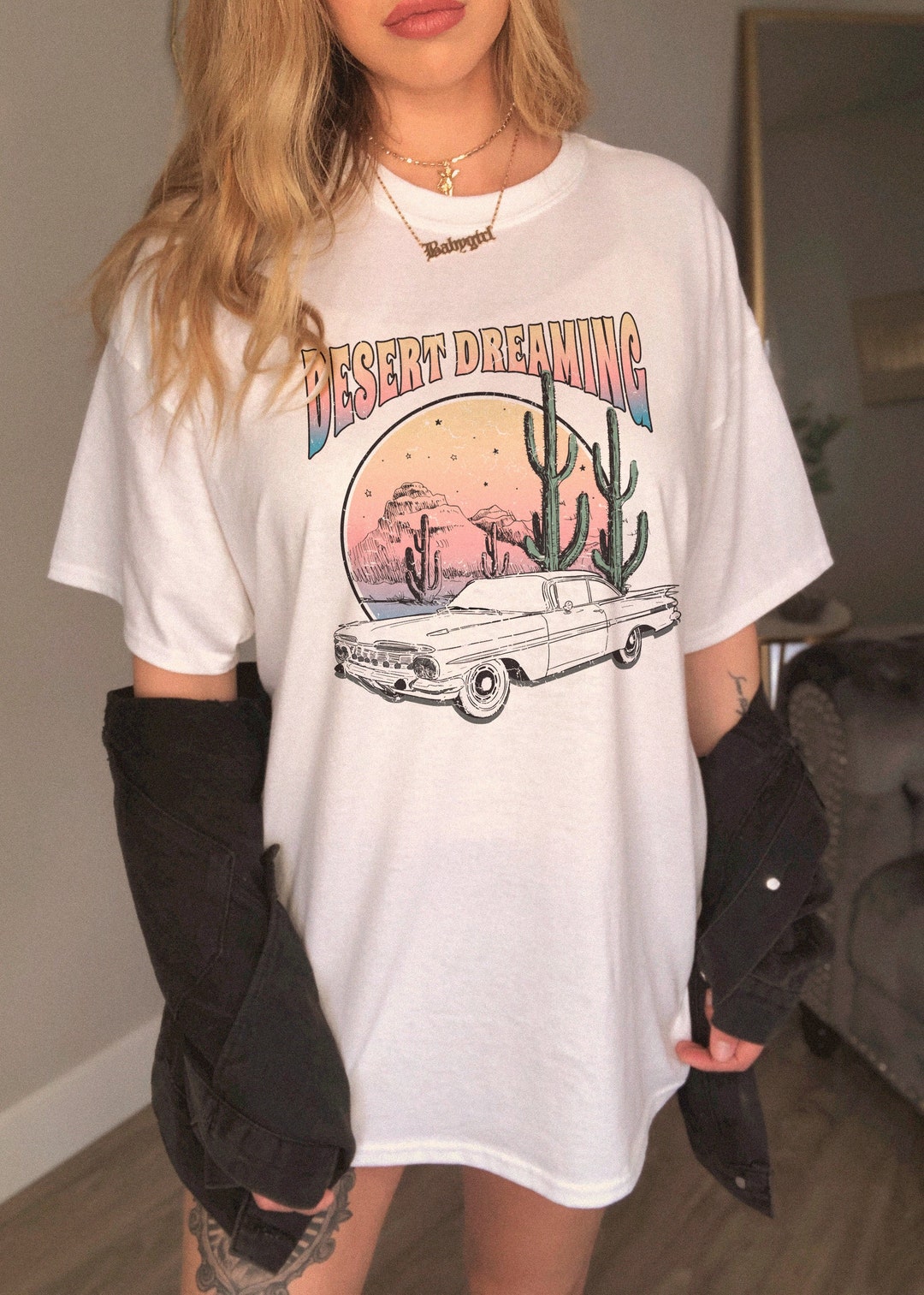 Desert Dreaming Tshirt Graphic Tees Vintage Look Desert Vibes Desert ...