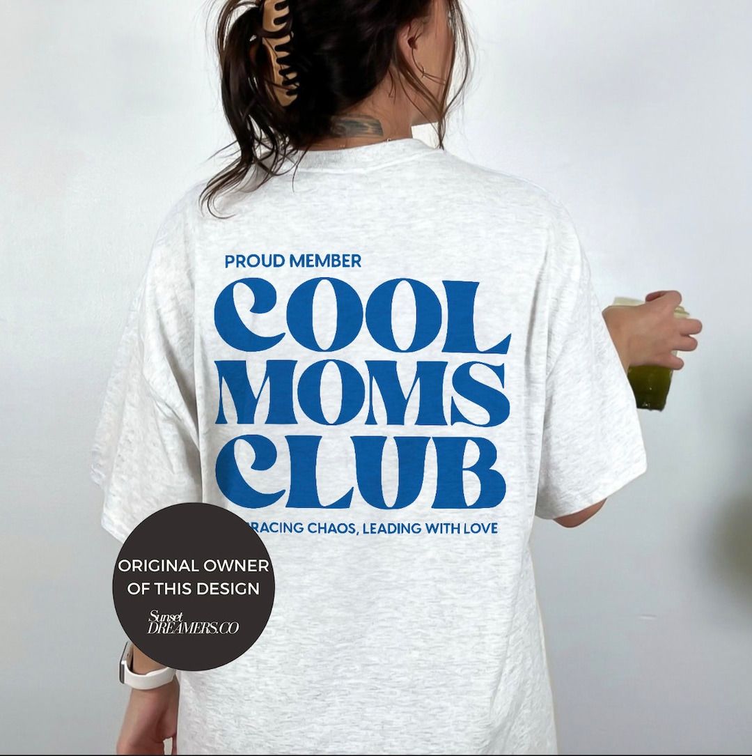 Cool Moms Club Cool Moms Tshirt First Time Mom Gift Presents for Mom ...