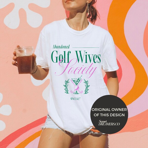 Abandoned Golf Wives T Shirt - Etsy
