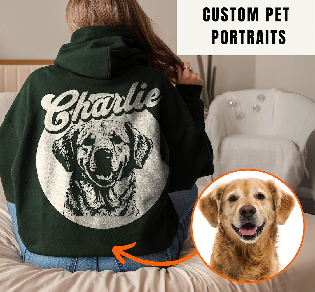 Dog Face Sweatshirt Custom Dog Sweater Customize Pet Hoodie Dog Face ...